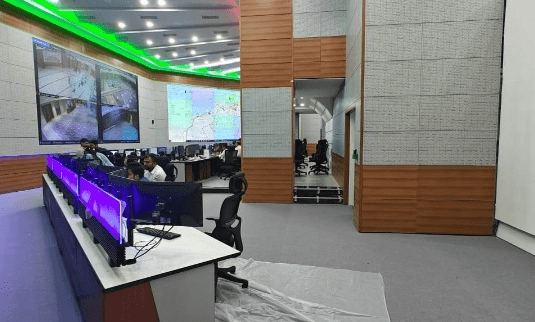 Control Room Solutions for Delhi Police | Pyrotech Workspace Case Study